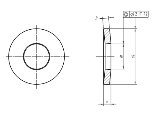 Phosphate Belleville Washer Catalog Conical Lock M5 Spring Washer
